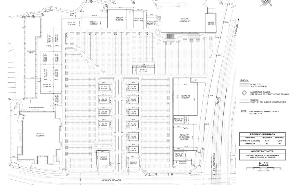 Sample Site Plans - A & B companies